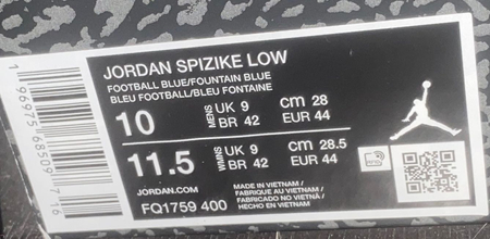 Nike Jordan spiziki low (44 размер)