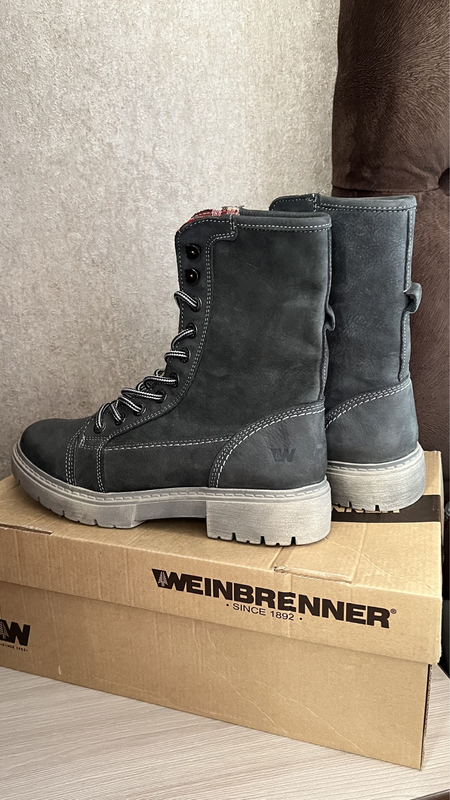 Кожаные сапоги Weinbrenner