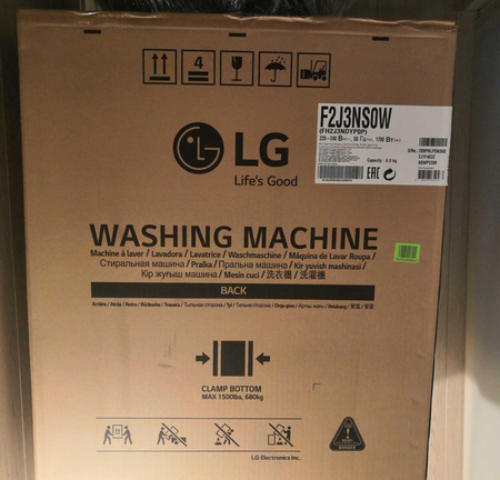 Компактная стиральная машина 6кг от компании LG Модель: (2J3 NSOW)