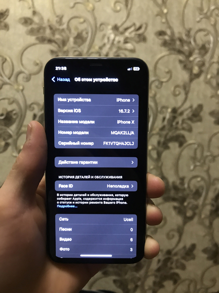 Iphone  x   Holati yaxshi