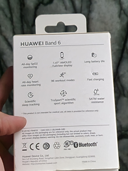 Huawei band 6 watch, Amoled