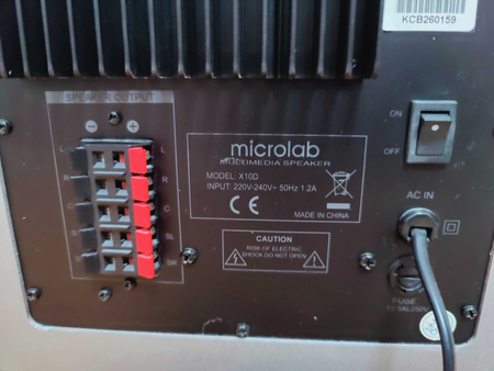 Microlab X10D 5.1 домашний кинотеатр