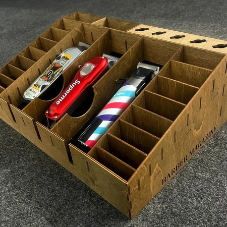 Подставка для инструмента для парикмахеров. Barbershop