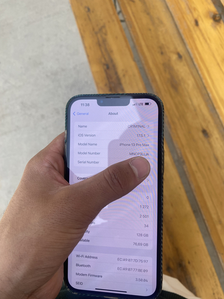 Iphone 13 pro max ll/a