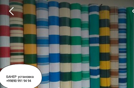 Banner tent banner ustanovka