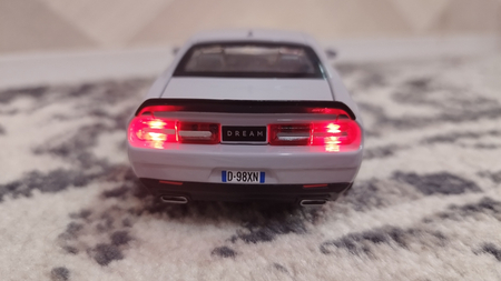 Metallic car Dodge Challenger