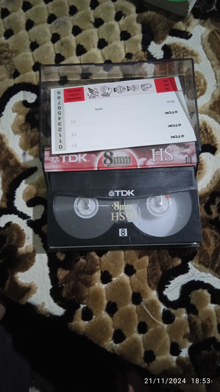 Tdk 8mm hs 90 vedio kaseta