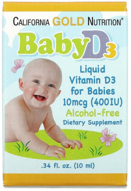 Amerikanskiy Baby D3 California Gold Nutritions Американский Д3 от CGN