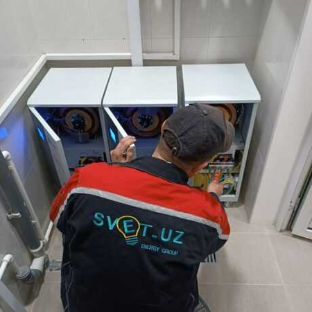 Электромонтажные работы по Узбекистану от  Svet.uz