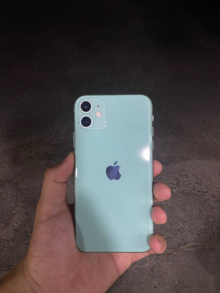 iPhone 11 karobka dokument bor, region Ll/a joyi 128 gb rangi mentol