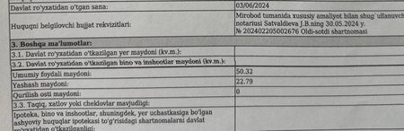 Мирабадский район 
Куйлюк 4 массив 
Ориентир Метро 9 
1- а комнатная