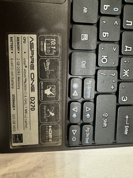 Aspire D270 в отличном состояние Acer
