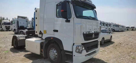 Тягач Howo-T7H 460 4x2 CNG метан газли AMT ретардер (1 мост подушкали)