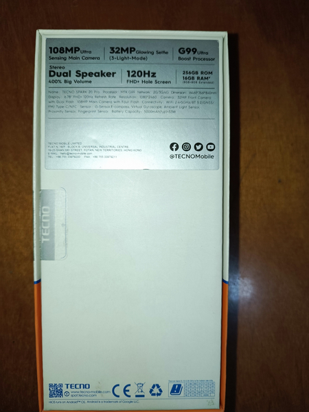Techno Spark 20 Pro