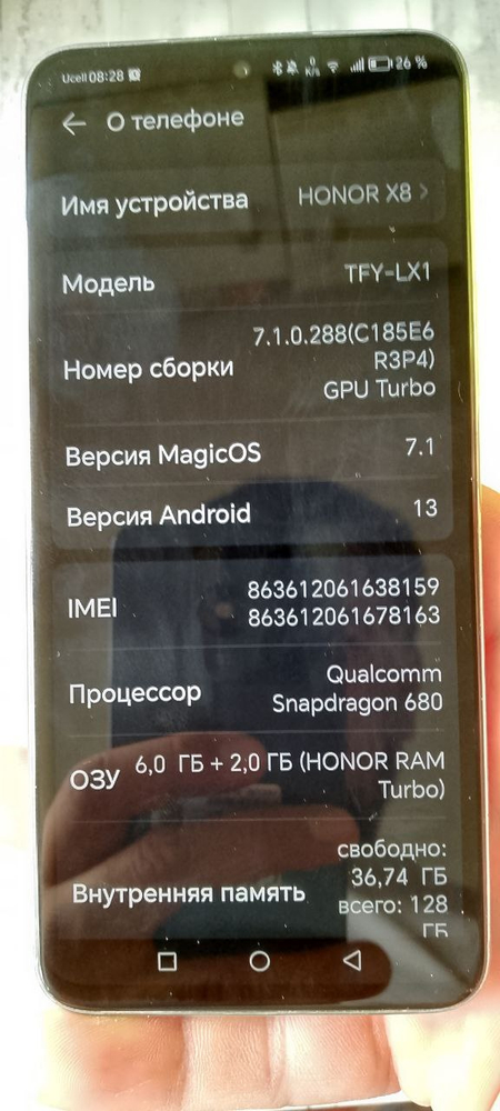 Honor X8 8 ga 128