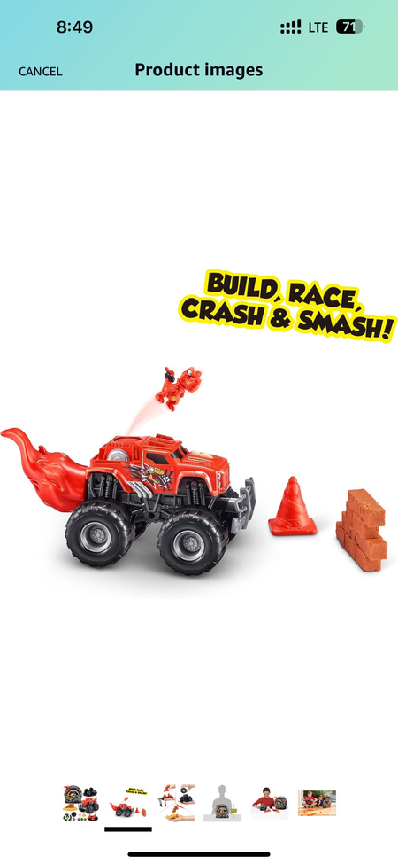 Игрушка ZURU Smashers Monster Truck Монстр Трак