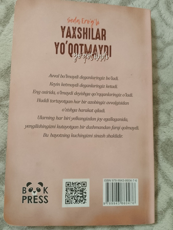 Yaxshilar yoʻqotmaydi yoʻqotiladi kitobi