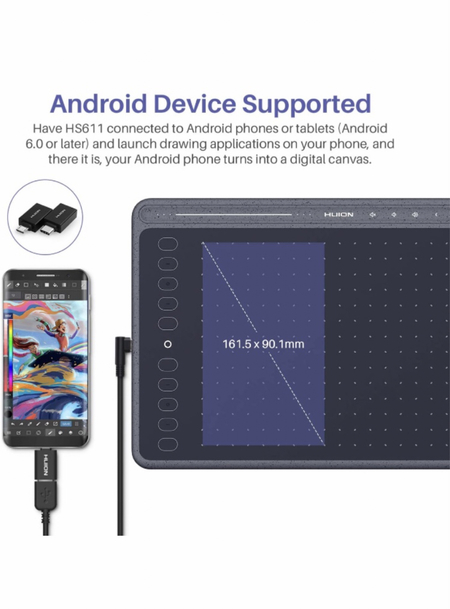 Графический планшет HUION HS611.