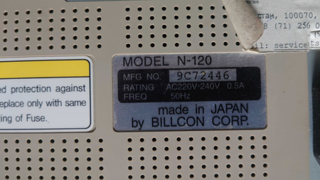 Pul sanaydigan apparat Billcon N-120 / Счетчик банкнот Billcon N-120
