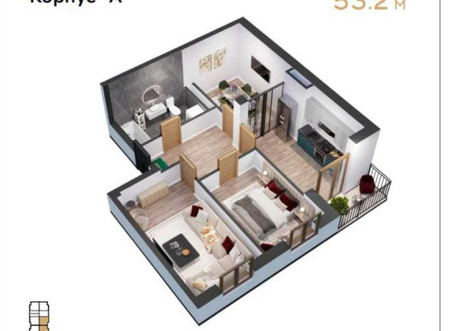Акция! 2 комнатные квартиры в яшнабаде 675$ СР(160921)