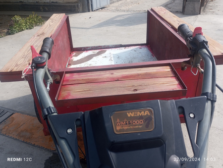 Wema 9 ot kuchli motokultivator aravasi bilan sotiladi motoblok vema