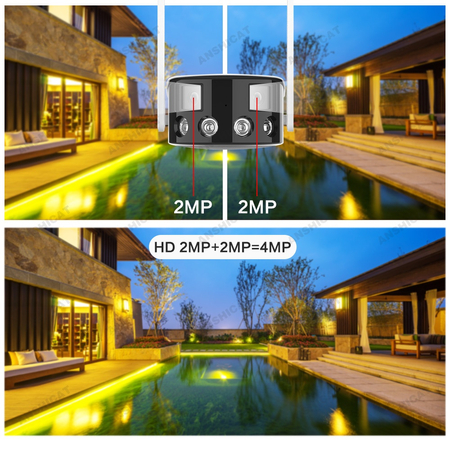 Умная камера 180° WiFi FullHD, Smart FullHD camera 180°