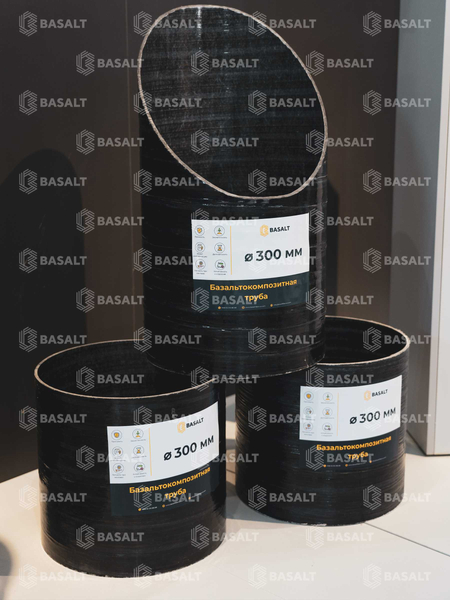 Bazalt kompozit quvurlar 12mPN1 D-500ммSN10000napo'rli\napo'rsz