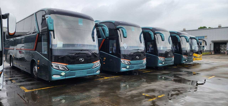 Новый  газовый  автобус King Long   XMQ6129Y  55 мест в складе