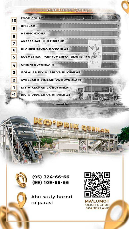“Abu Saxiy” ro'parasidan Kadastrli do'kon sotib oling