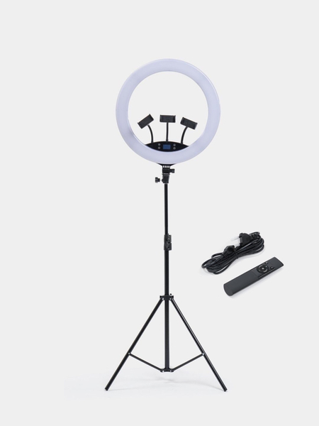 Jmary 21R Lampa shtativ bilan.Кольцевая лампа с штативом