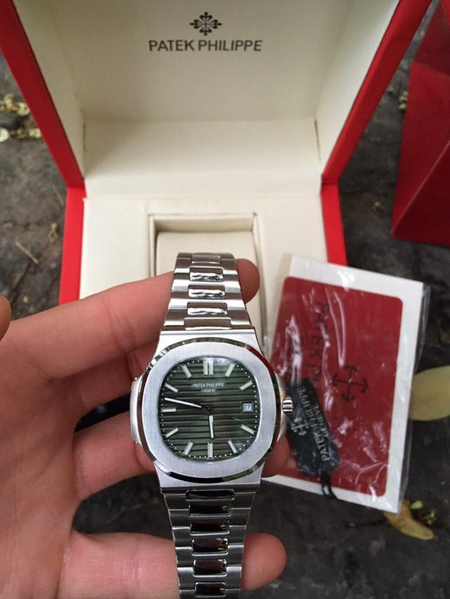Patek Philippe Geneve Nautilus Automatic Mexanika soat watch chasi