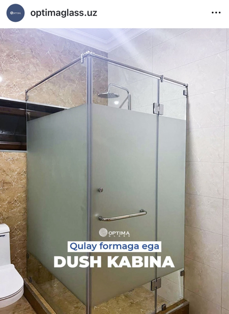 Стеклянные душевые кабины от Optima Glass
