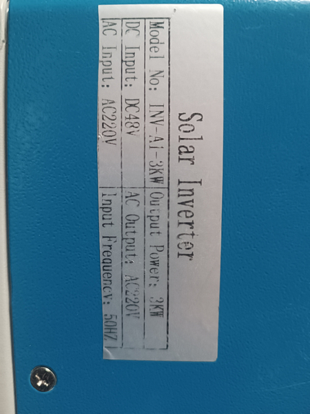 5000Kva 3.5 Kwa Инвертор 48v~220v