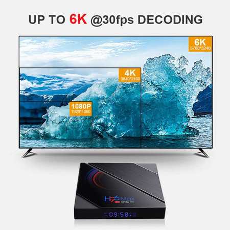 Android box H96 Max, Android 10,0, 4 + 32/ Приставка