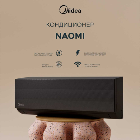 Кондиционер Midea Модель Naomi 24000 Btu (ДОСТВАКА БЕСПЛАТНАЯ)