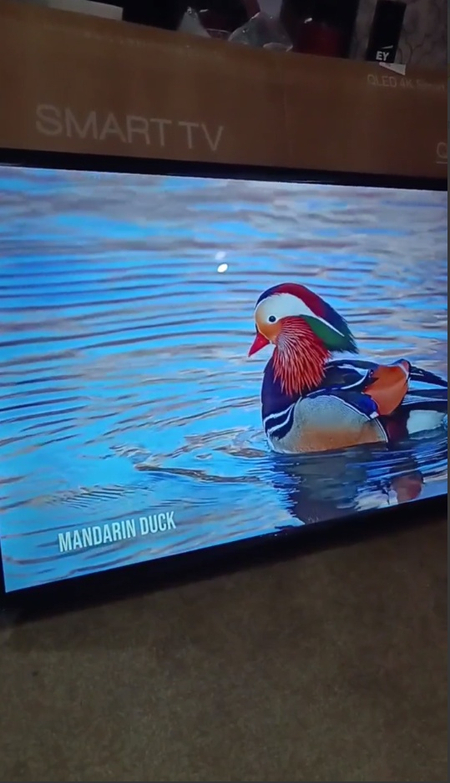 Samsung QLED ekran, Smart Tv 4K 45 talik , Wifi orqali