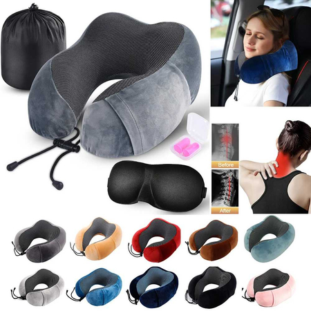 Подушка для перелёта! Ортопедическая, с эффектом памяти (MEMORY foam)