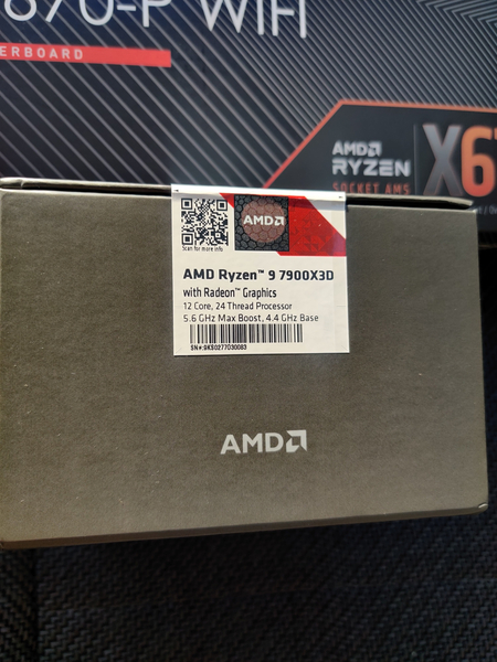 Ryzen 9 7900XD3 + Msi Pro X670-P Wifi(новое,запечатанное)