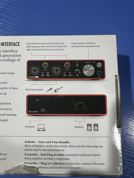 Звуковая карта Focusrite Scarlett 2i2 3rd Gen