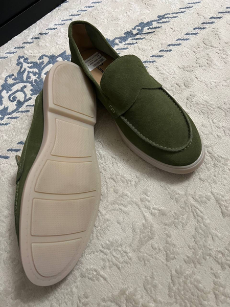 Замшевые мокасины Loro Piana мужские лоферы Лоро Пиана