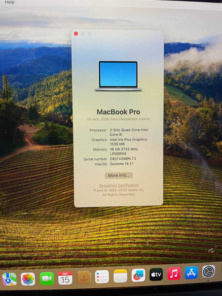 Apple Macbook Pro + 1 SIKL Yangi + 1 Terabayt  Srochna Touchbar
