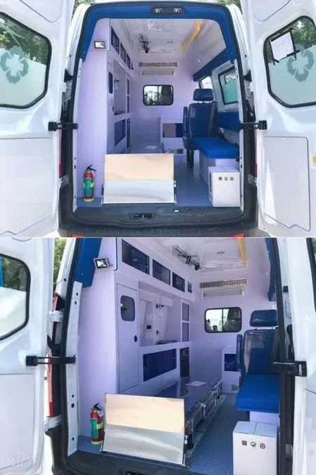 Tez tibbiy yordam mashinasi Ford transit V362 Ambulance (Xitoy)