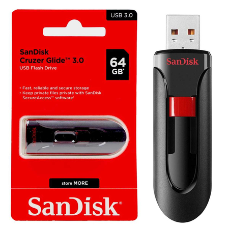 Флешка SanDisk Cruzer Glide 3.0 (64 gb)