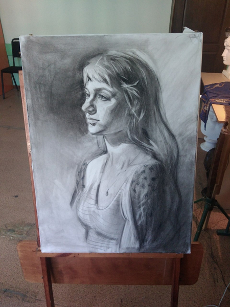 Portret,devorga rasm chizish, rassomchilik xizmati
