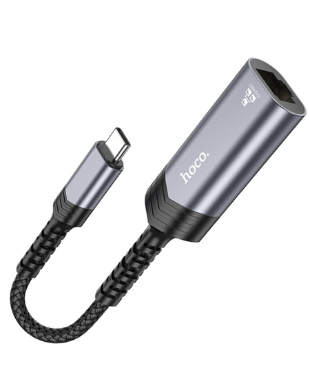 Переходник Hoco UA26 Type-C ethernet adapter (1000 Mbps)