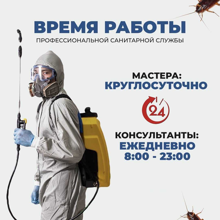 Дезинфекция квартир участков офисов