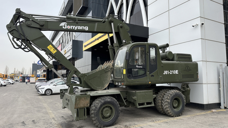 Колёсный экскаватор JONYANG 210w