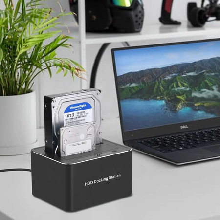 USB3.0 Док станция на 2 HDD (2,5 - 3,5