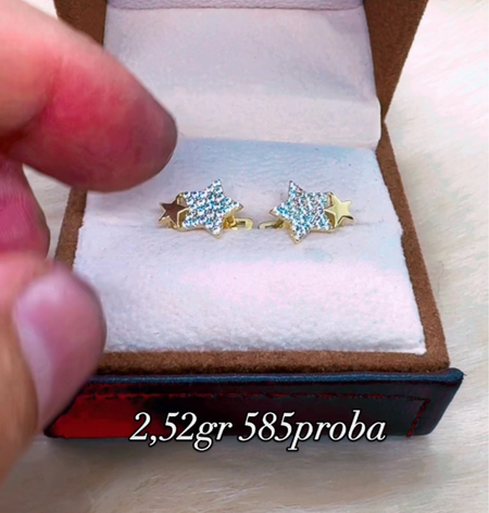 Elegantniy detskiy seryowki 585probi