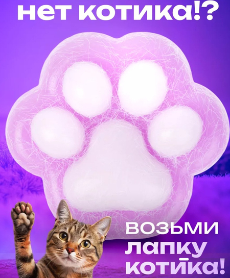 Лапка сквиш антистресс.